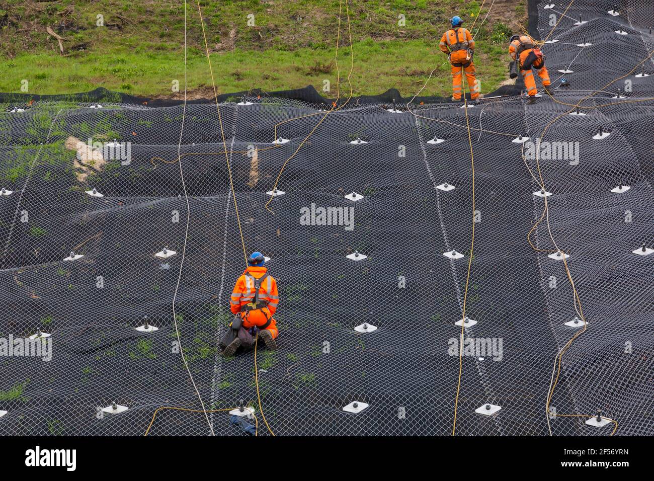 Erosion protection matting hi-res stock photography and images - Alamy