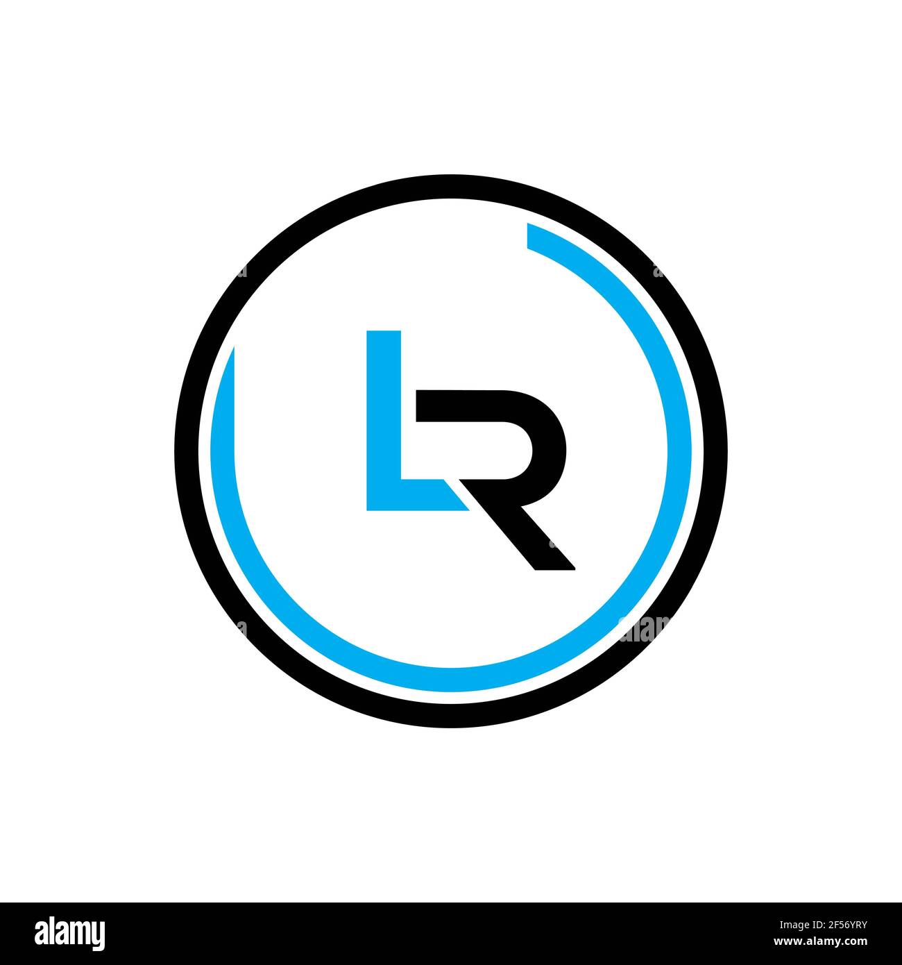 LR. Monogram of Two letters L & R. Luxury, simple, stylish and elegant ...
