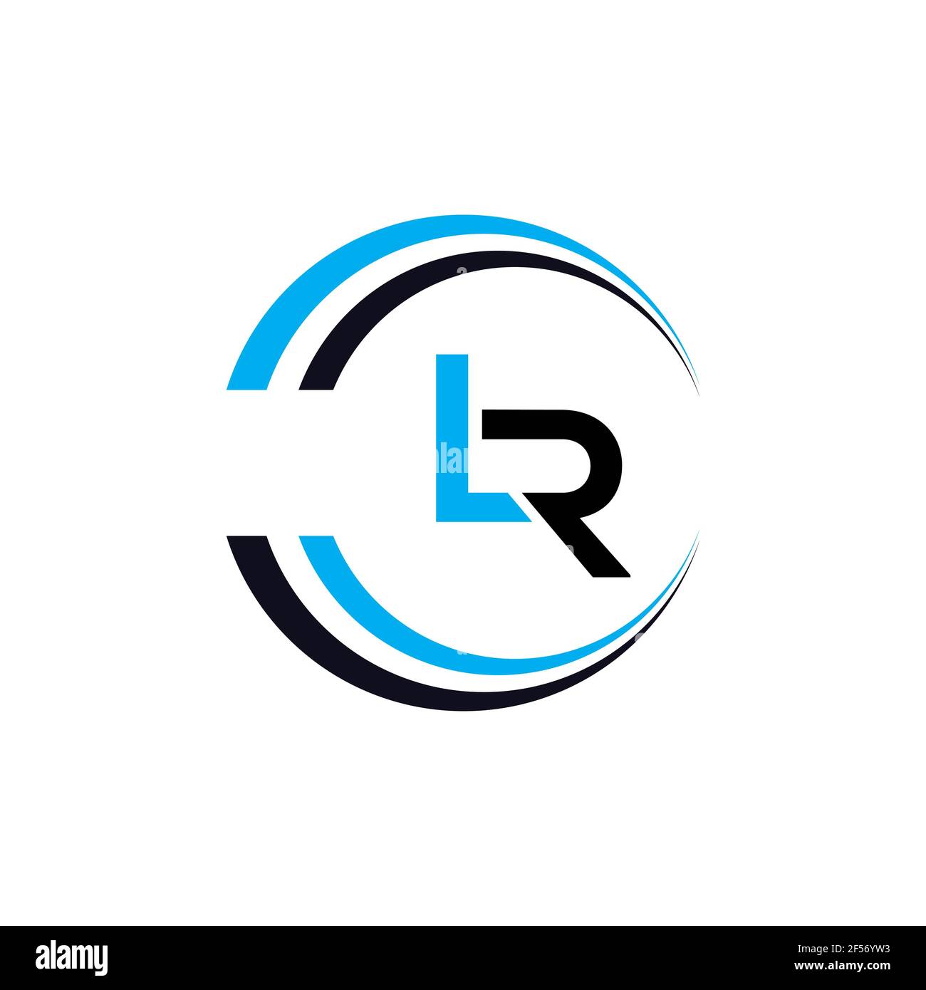 LR. Monogram of Two letters L & R. Luxury, simple, stylish and elegant ...