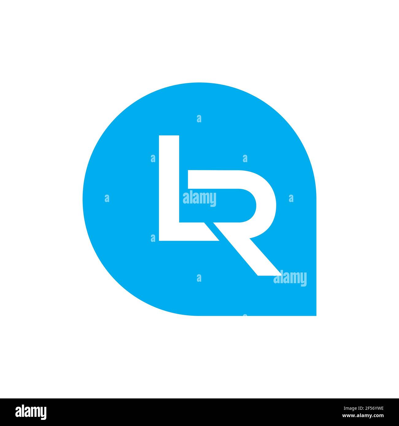 LR. Monogram of Two letters L & R. Luxury, simple, stylish and elegant ...