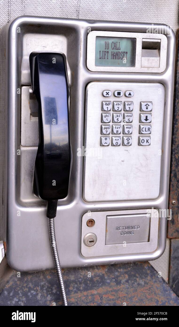 Push Button Payphone High Resolution Stock Photography and Images - Alamy