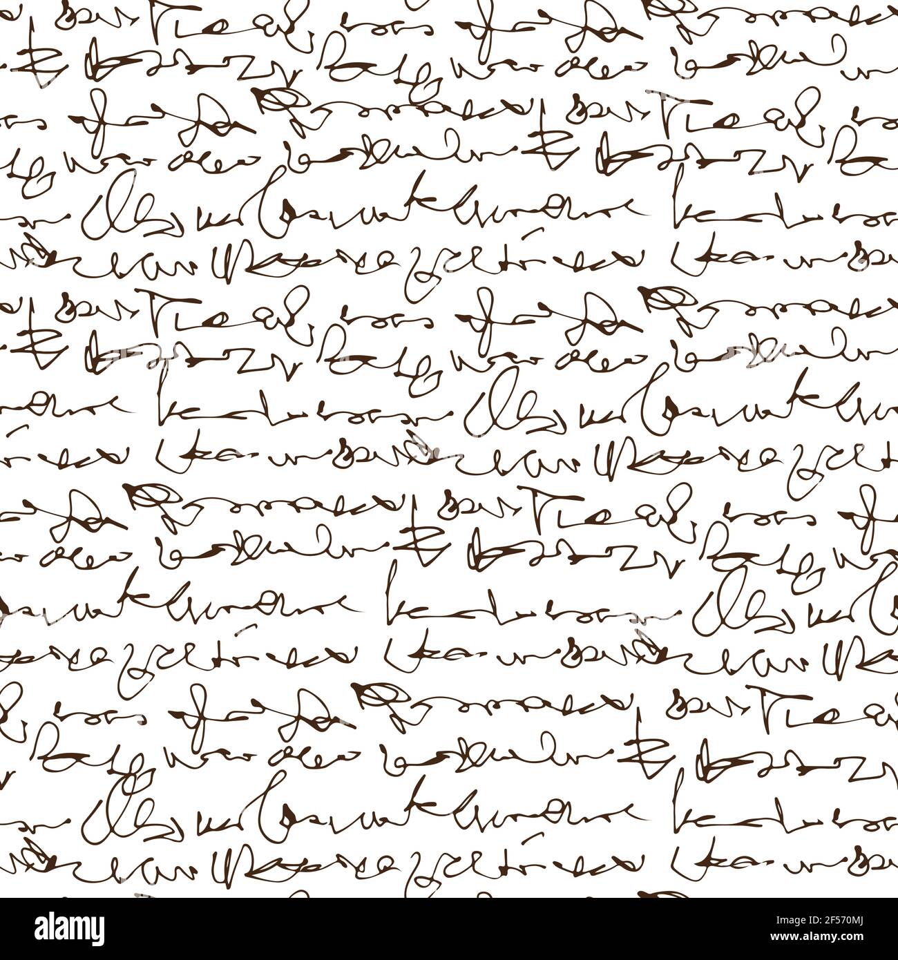 Unreadable writing Cut Out Stock Images & Pictures - Alamy