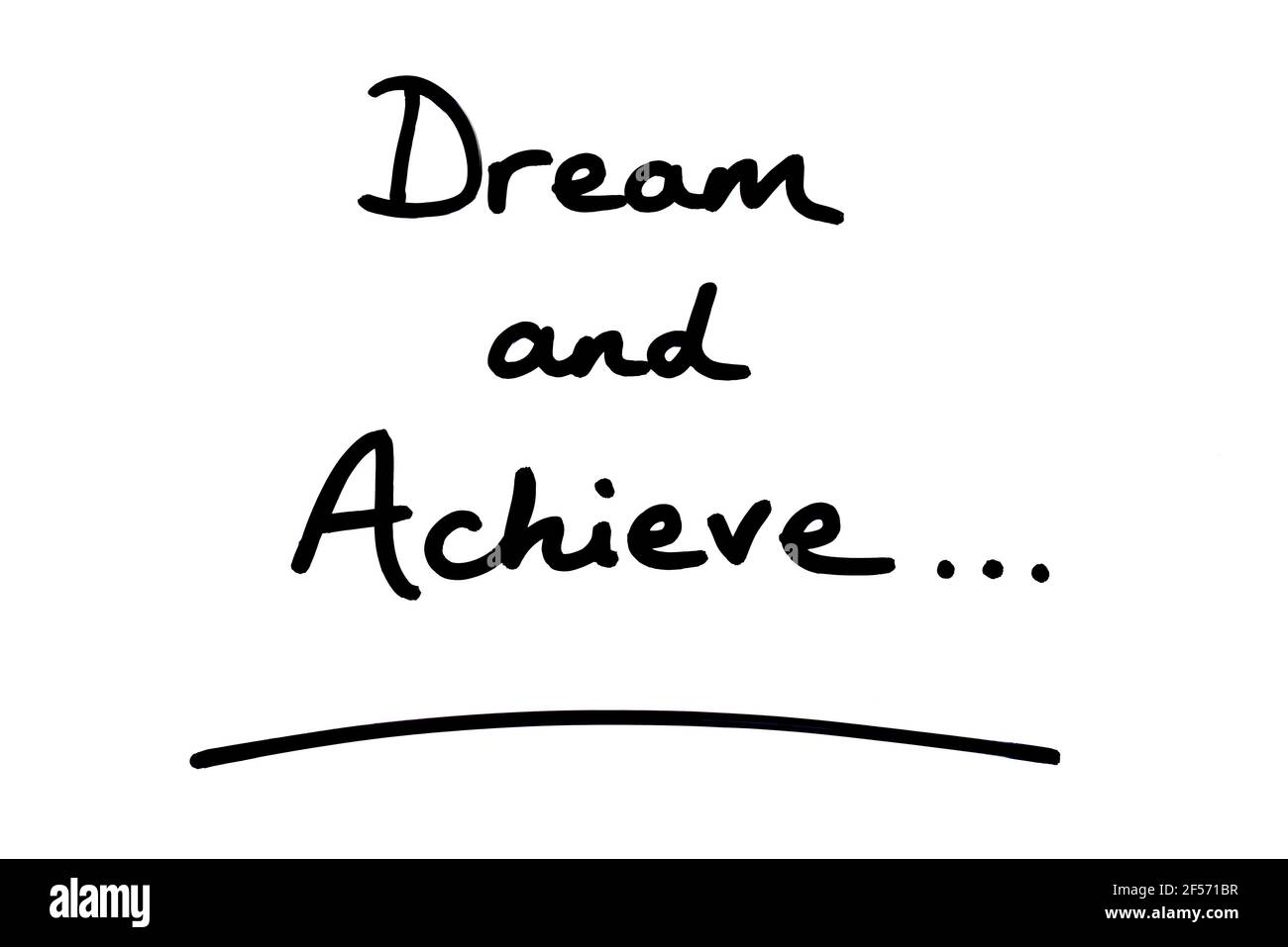 Achieving a dream hi-res stock photography and images - Alamy