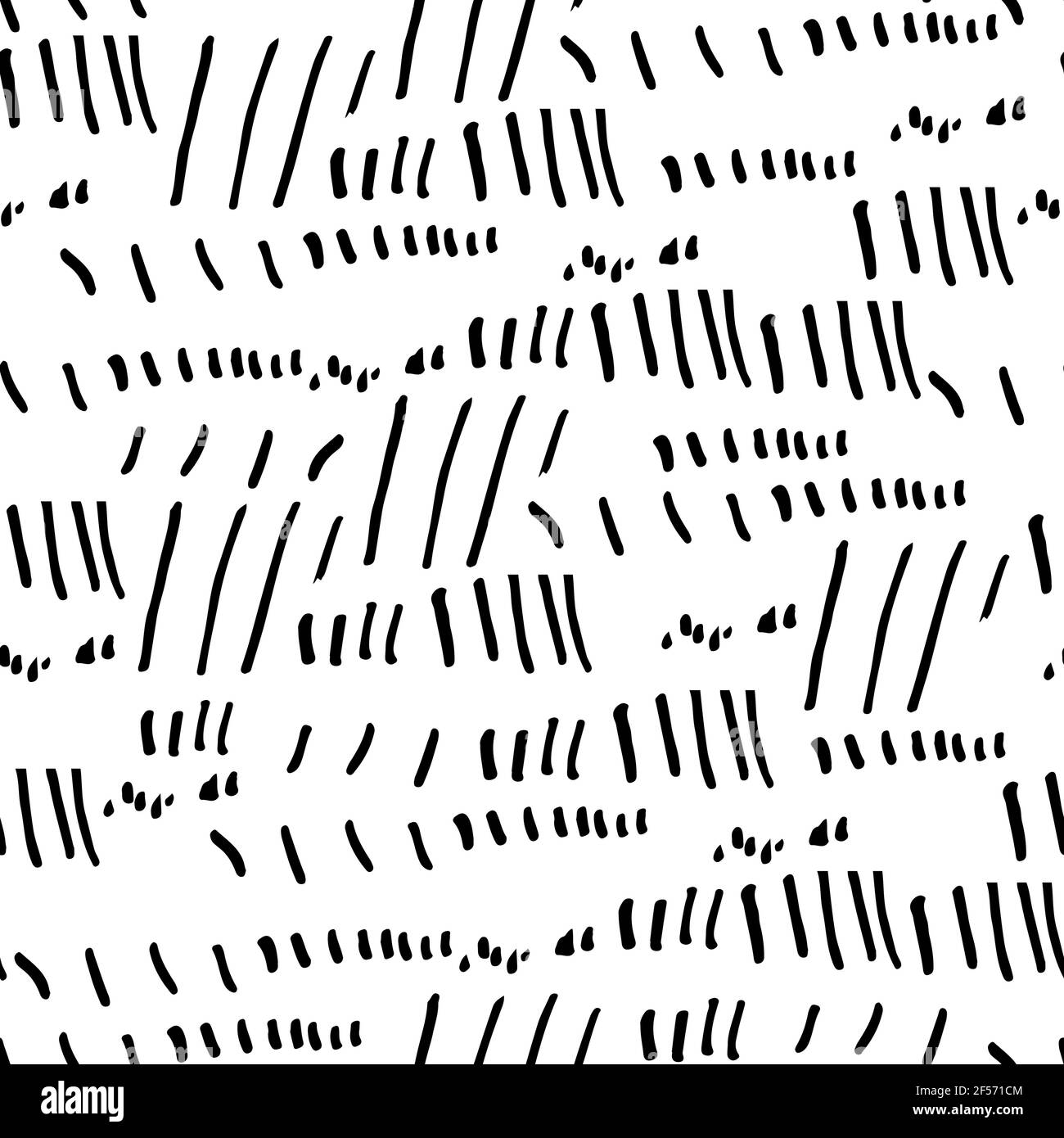 Abstract seamless doodle pattern, hand drawn ink sketch background ...