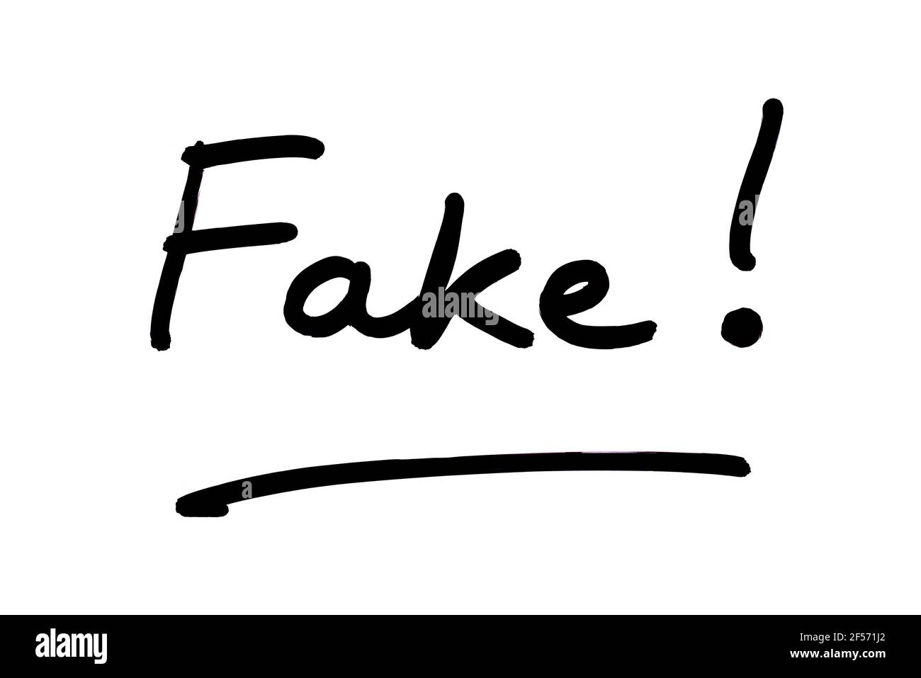 Signage fake Cut Out Stock Images & Pictures - Alamy