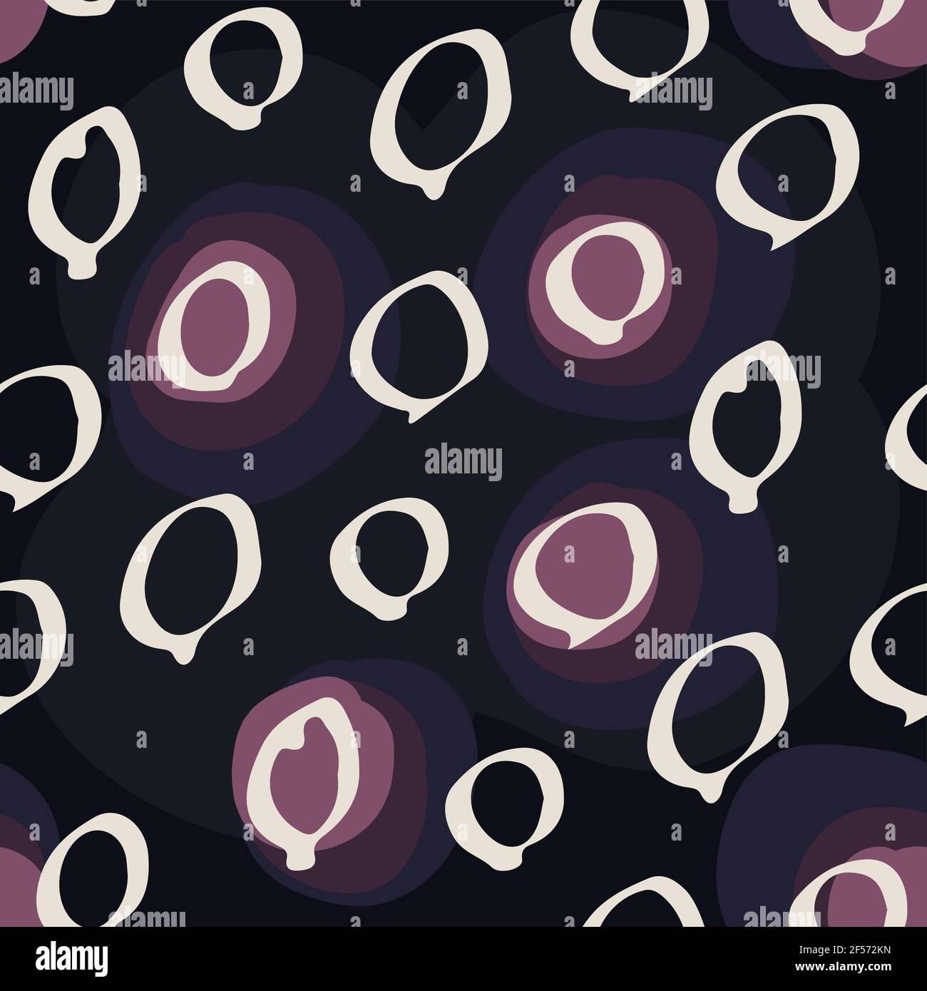 Abstract seamless doodle pattern, hand drawn ink sketch background ...