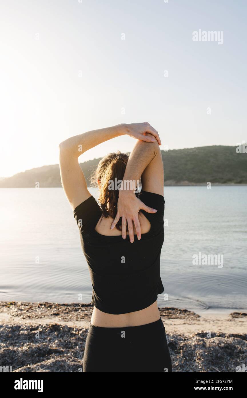 Exercises his arms hi-res stock photography and images - Alamy