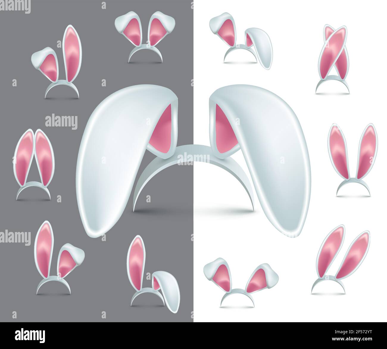 Animal ears head band Stock Vector Images - Alamy