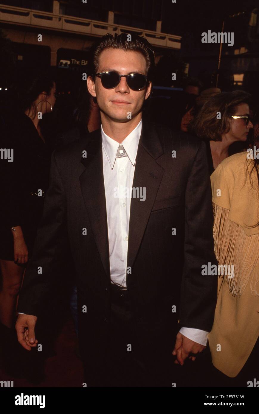HOLLYWOOD - JULY 30: Actor Christian Slater attends the "Young Guns II ...