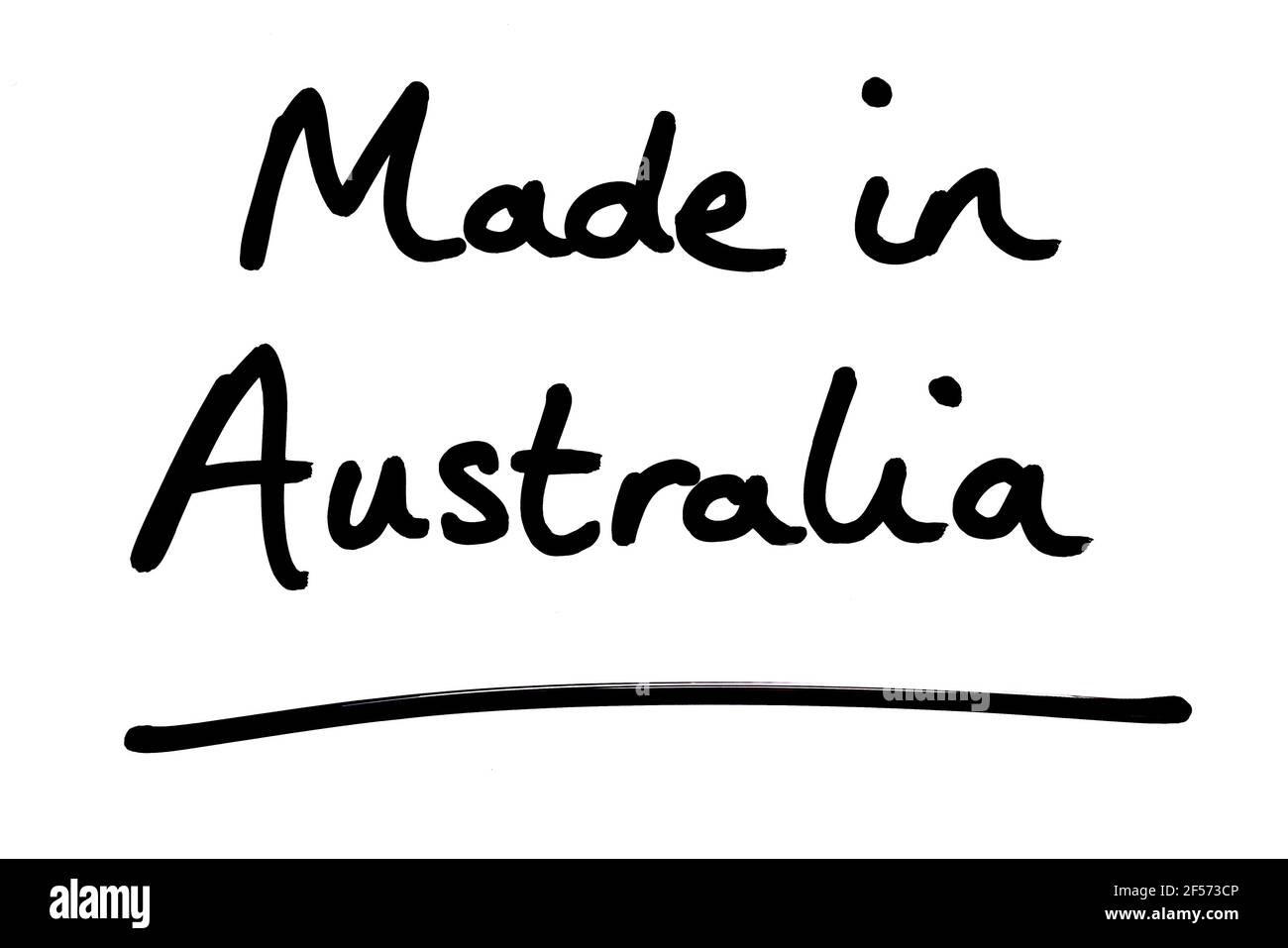 Tasmania sign on white Cut Out Stock Images & Pictures - Alamy