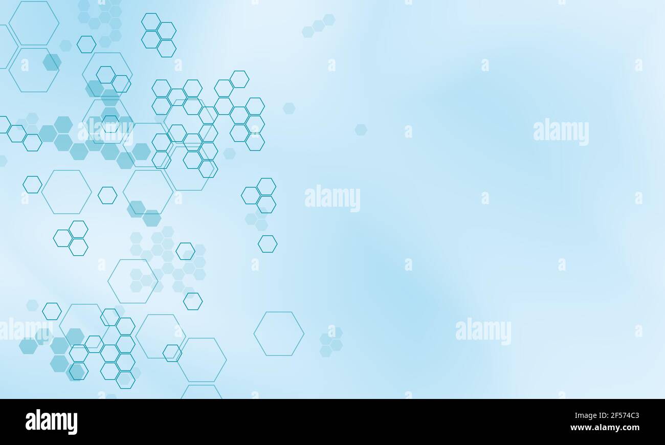 Medical concept with hexagonal pattern background. Vector illustration ...