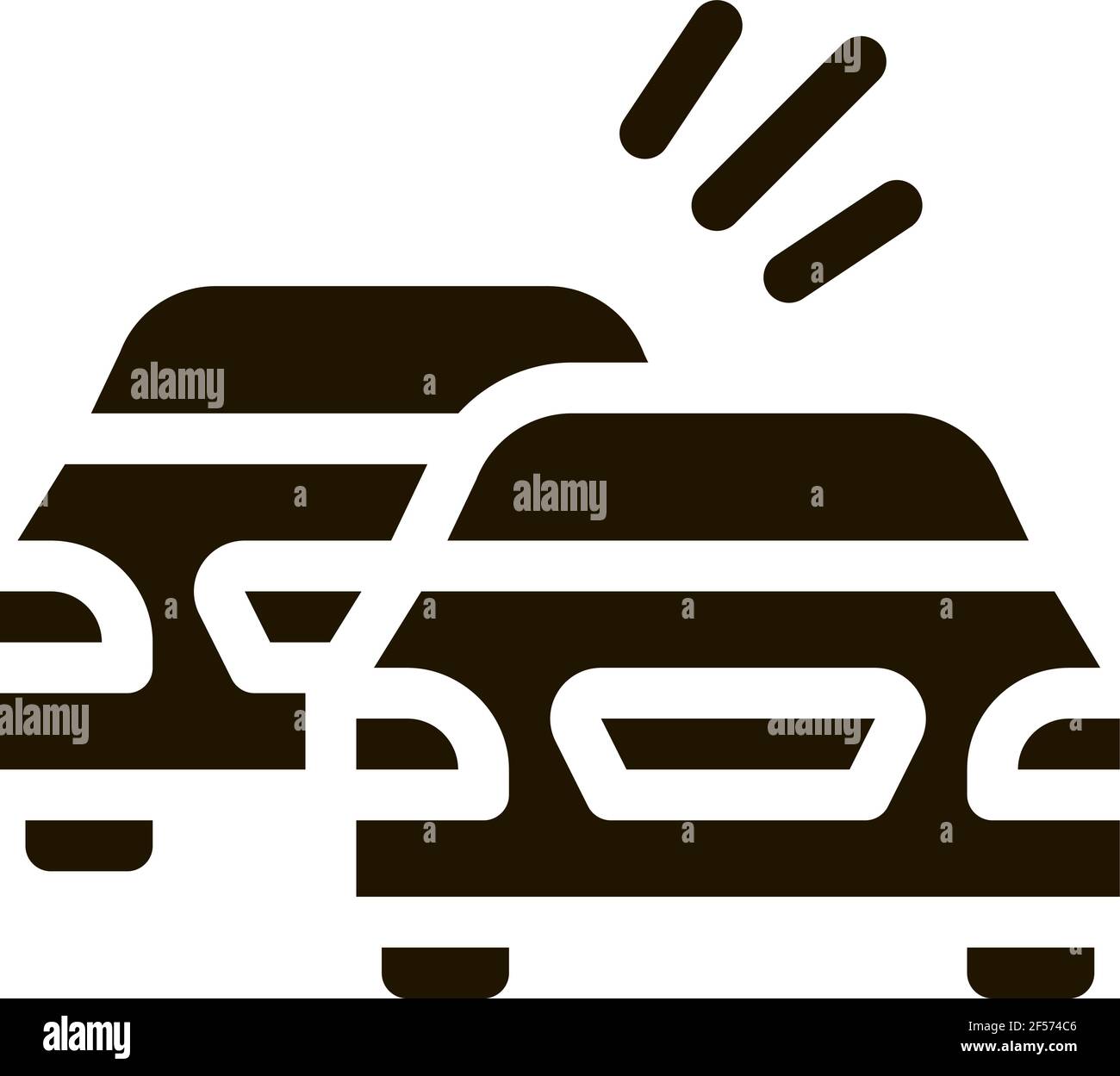 Car overtaking bike Stock Vector Images - Alamy