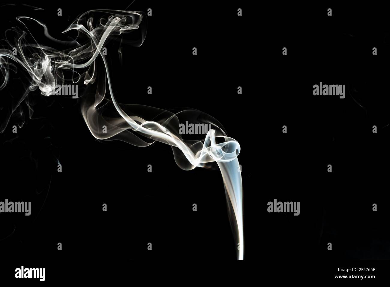 Grey smoke abstract texture, isolated effect with dark background Stock ...