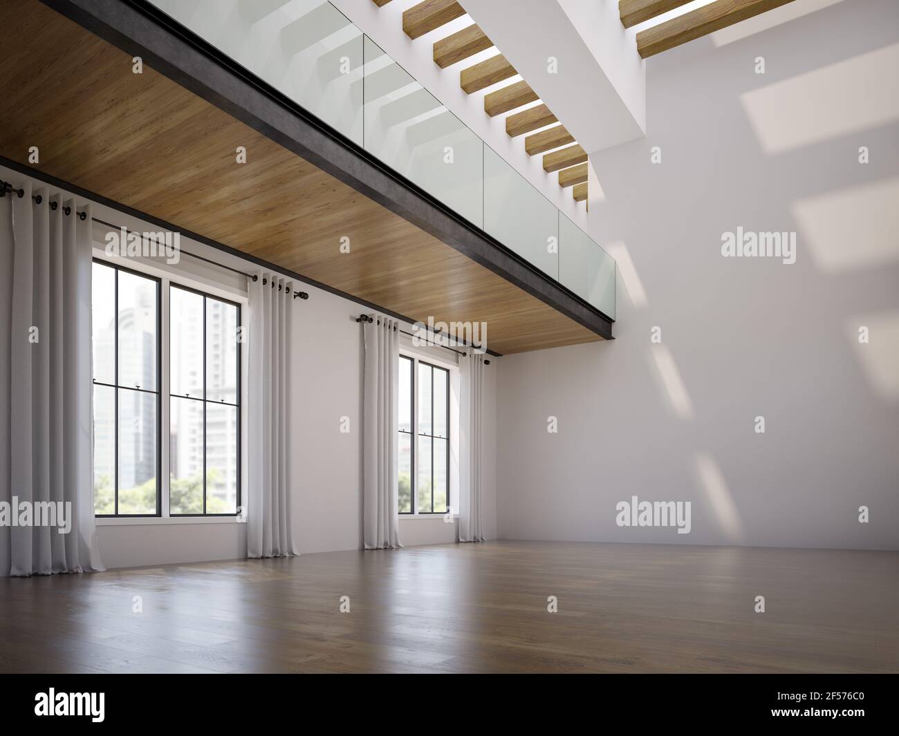 Empty modern interior hi-res stock photography and images - Alamy