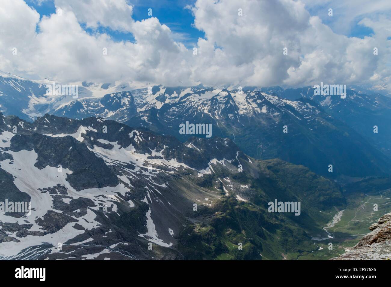 The View from the top of mt titlis Stock Photo - Alamy