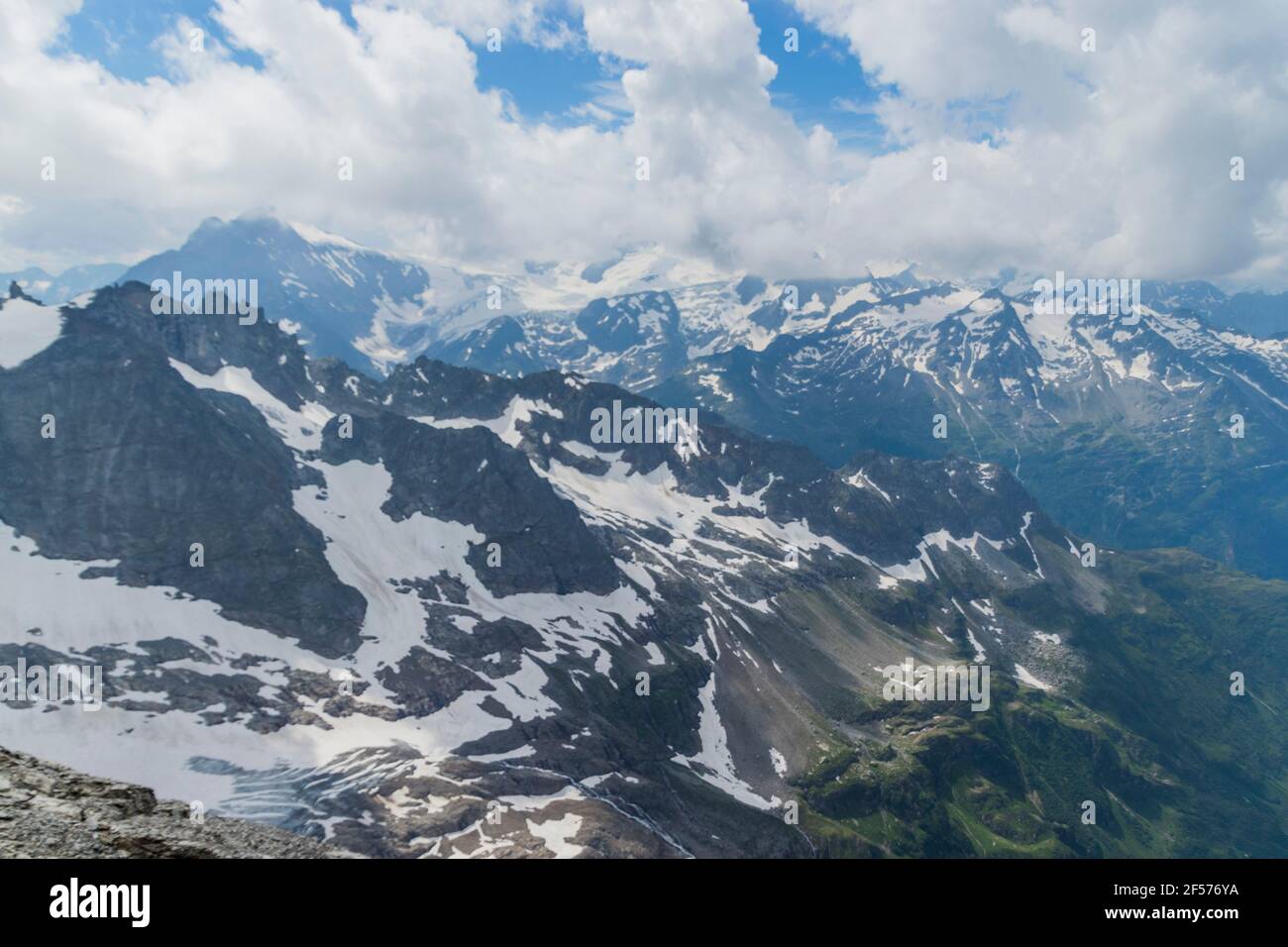 The View from the top of mt titlis Stock Photo - Alamy