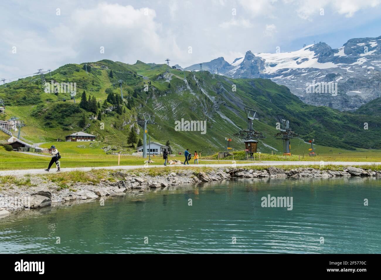 Mountain panorama with titlis hi-res stock photography and images - Alamy
