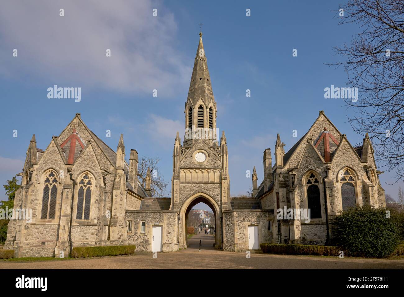Chapel at hampstead cemetery hi-res stock photography and images - Alamy