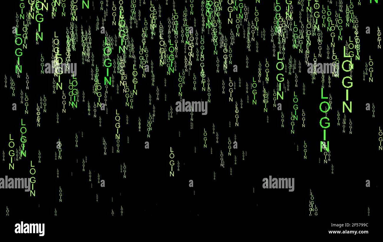 Login text code on the web Stock Photo - Alamy