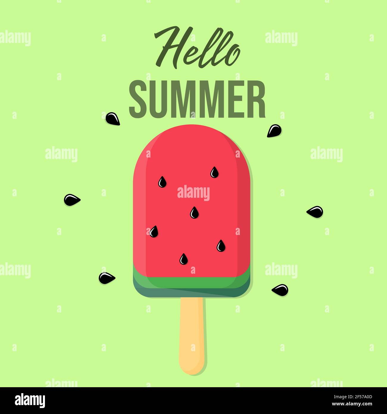 Summer lettering in shape Stock Vector Images - Alamy