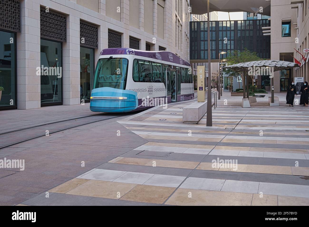Msheireb Downtown Doha Daylight view showing the unique architecture of ...