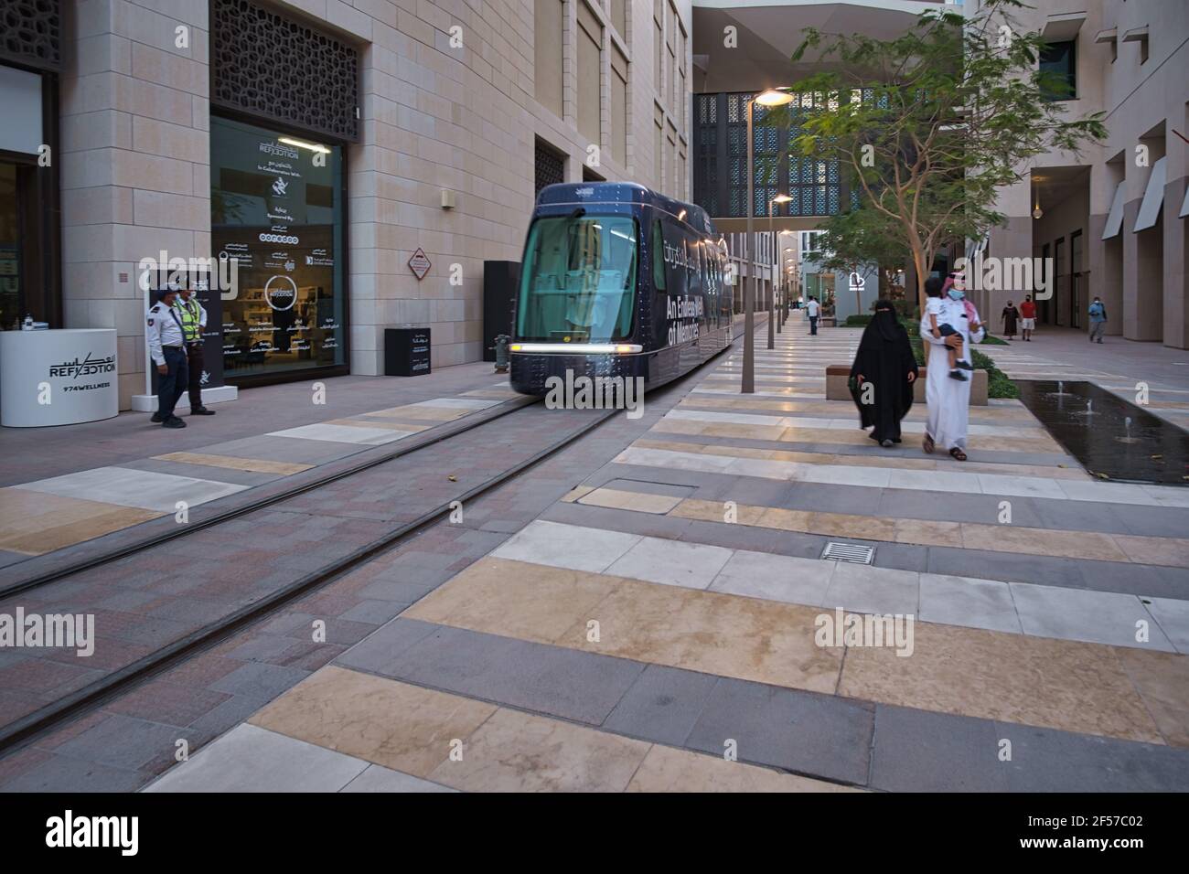 Msheireb Downtown Doha, Qatar Daylight view showing the unique ...
