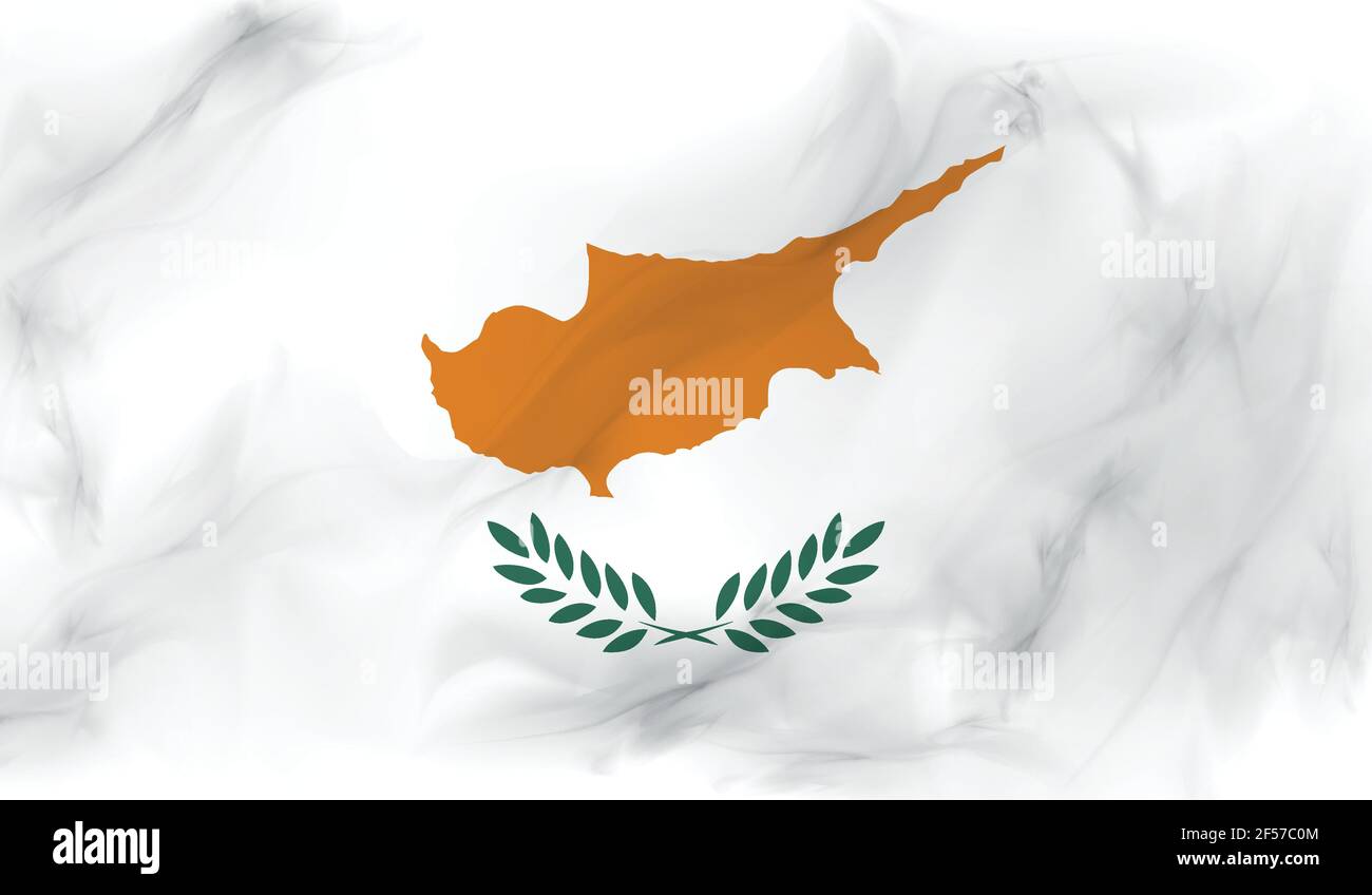 Cyprus grunge flag set on a white background. Vector illustration Stock ...