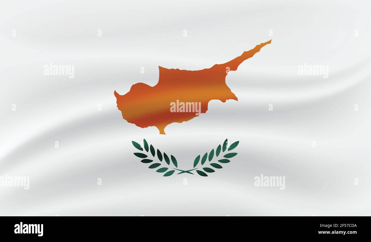 Cyprus grunge flag set on a white background. Vector illustration Stock ...