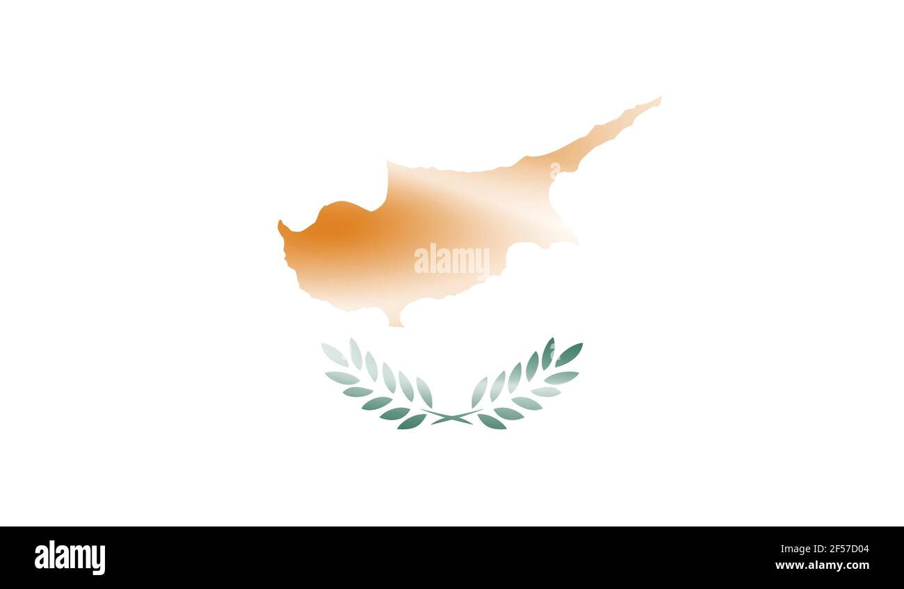 Cyprus grunge flag set on a white background. Vector illustration Stock ...