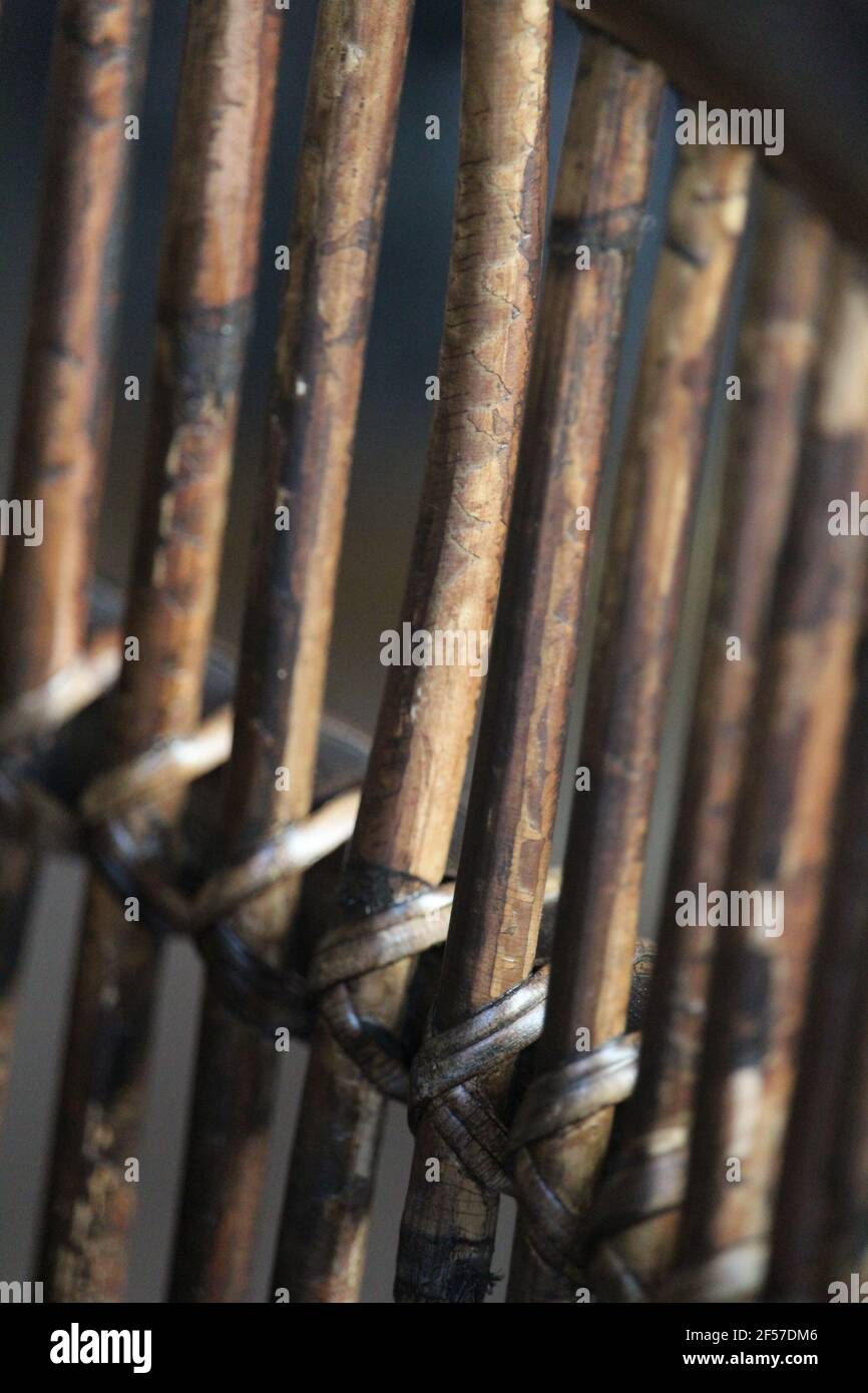 Chair with straw back hi-res stock photography and images - Alamy