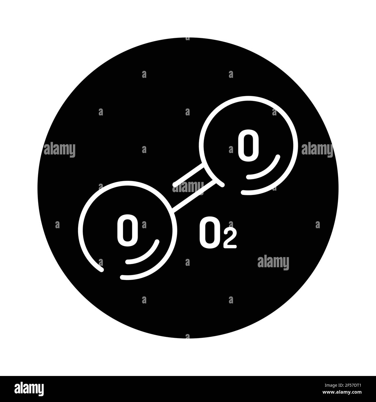 Air formula chemistry black glyph icon. Sign for web page, mobile app ...