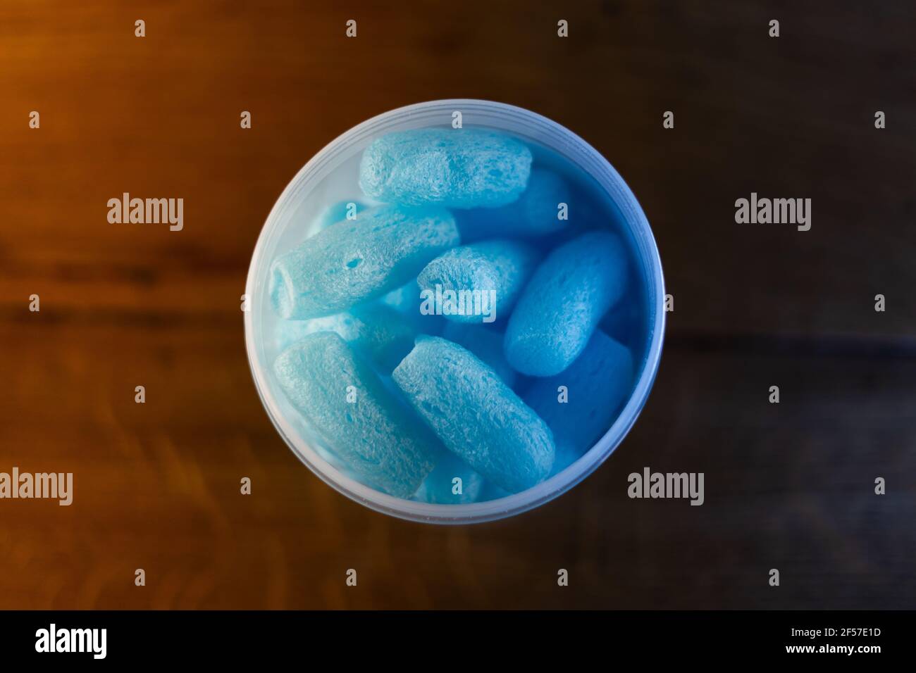 Blue water soluble pop-up foam. Professional Fishing Accessories Stock ...