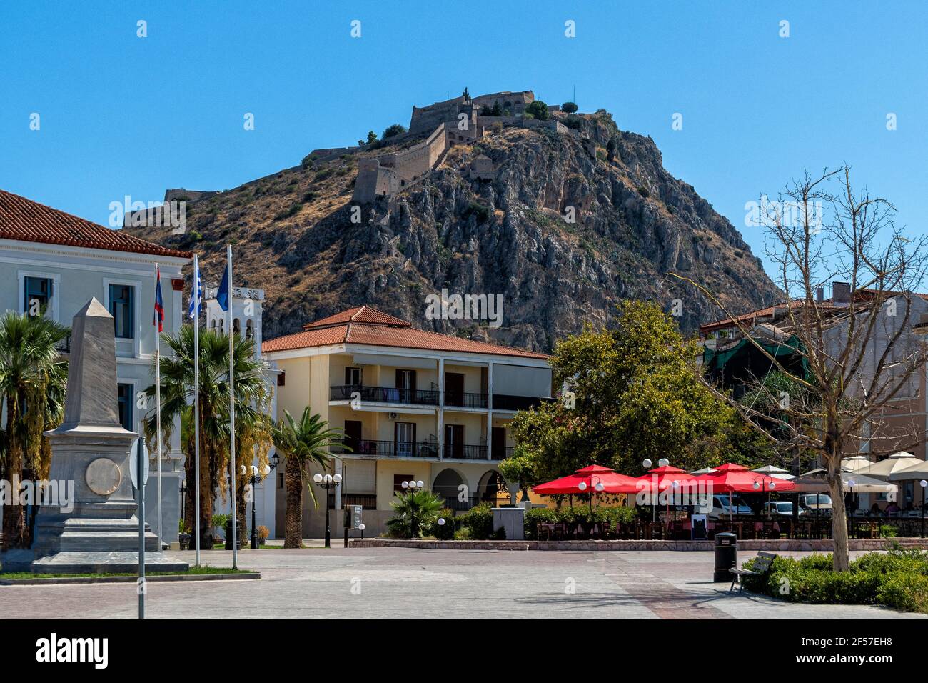 The Palamidi fortress in Nafplio Stock Photo - Alamy