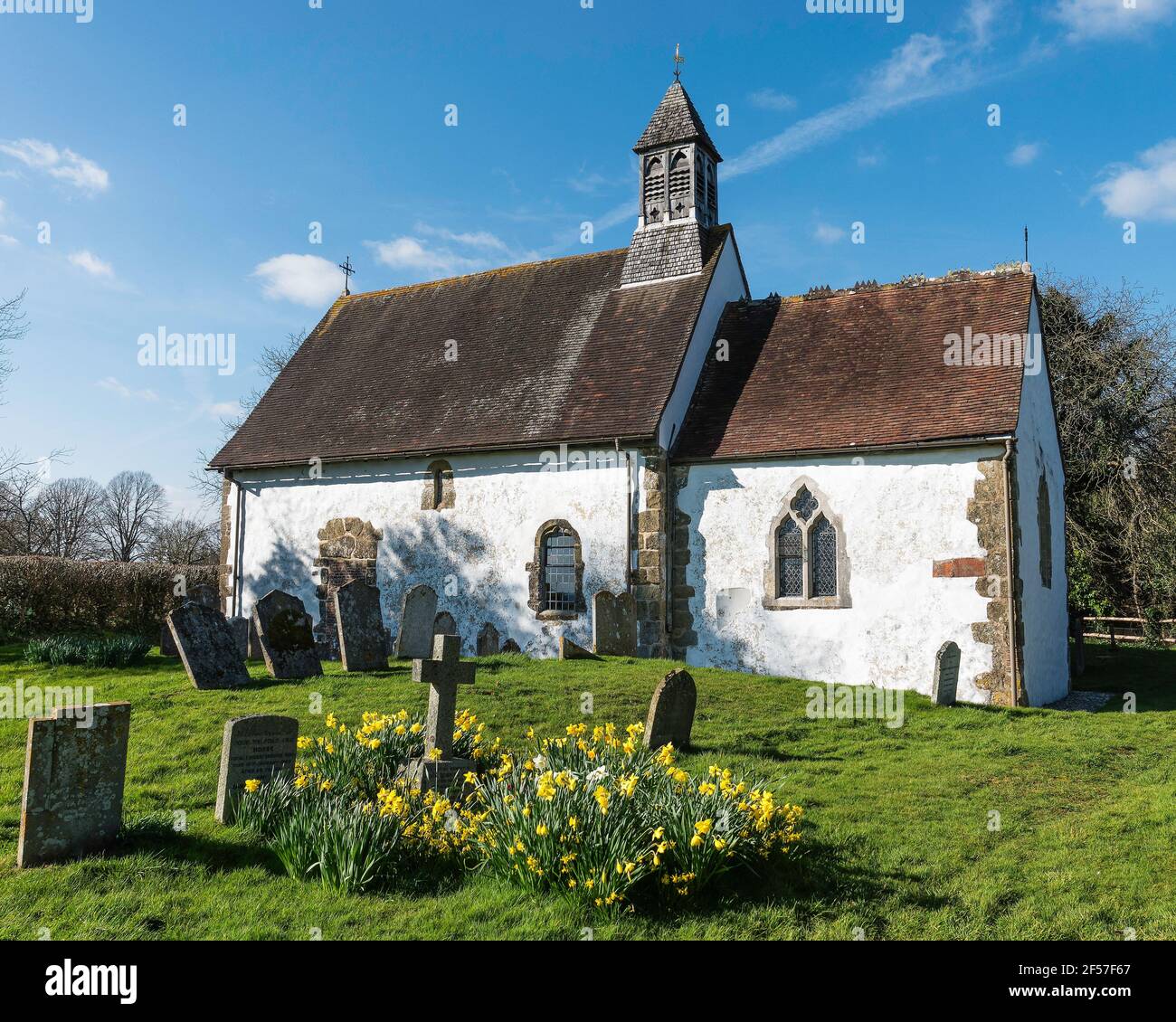 St botolphs church hardham hi-res stock photography and images - Alamy