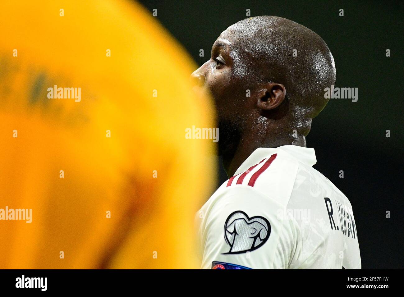 Belgium's Romelu Lukaku pictured during a qualification game for the ...