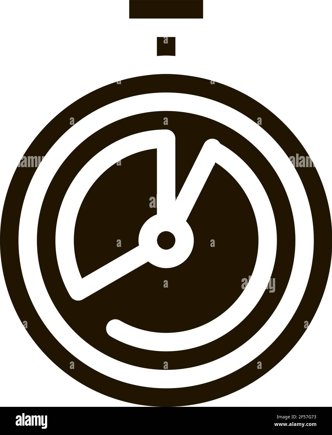 timer stopwatch icon Vector Glyph Illustration Stock Vector Image & Art ...