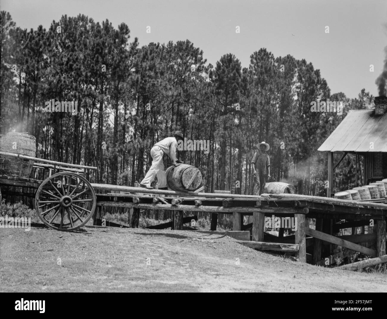 Turpentine still. Georgia. July 1937. Photograph by Dorothea Lange ...