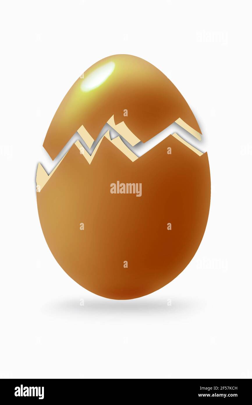 Egg isolated on white background Stock Photo - Alamy