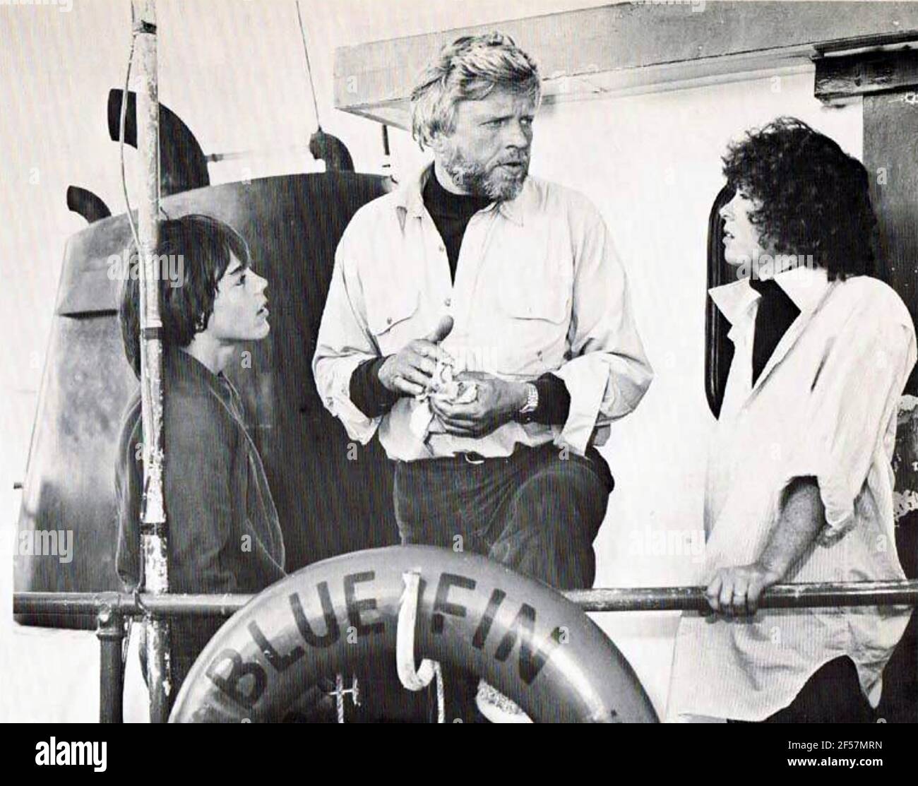 BLUE FIN 1978 Pacific International Enterprises film with from left ...