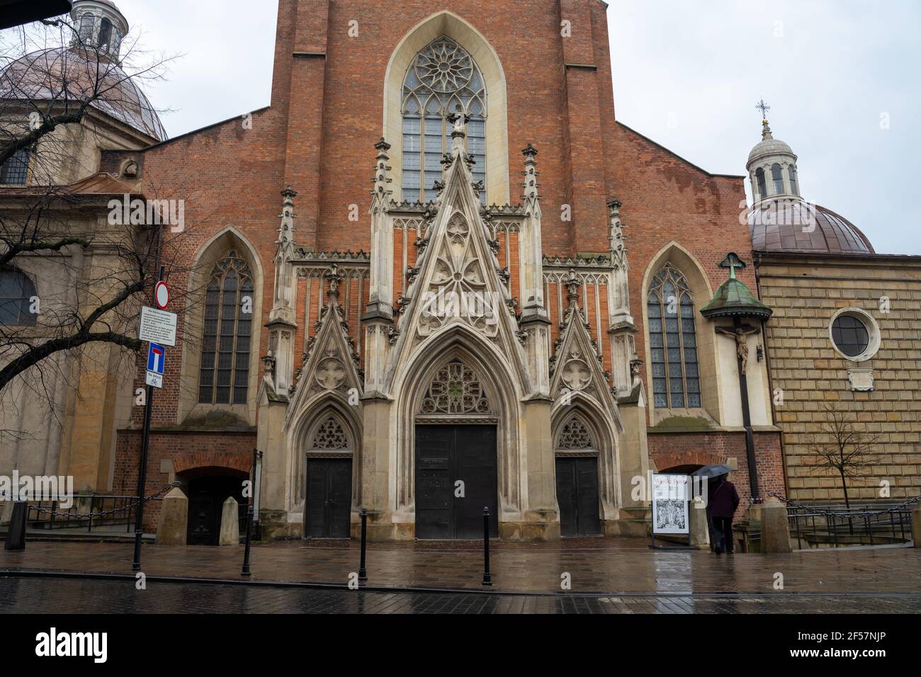 Church of the Holy Trinity and the Dominican Monastery facade in ...