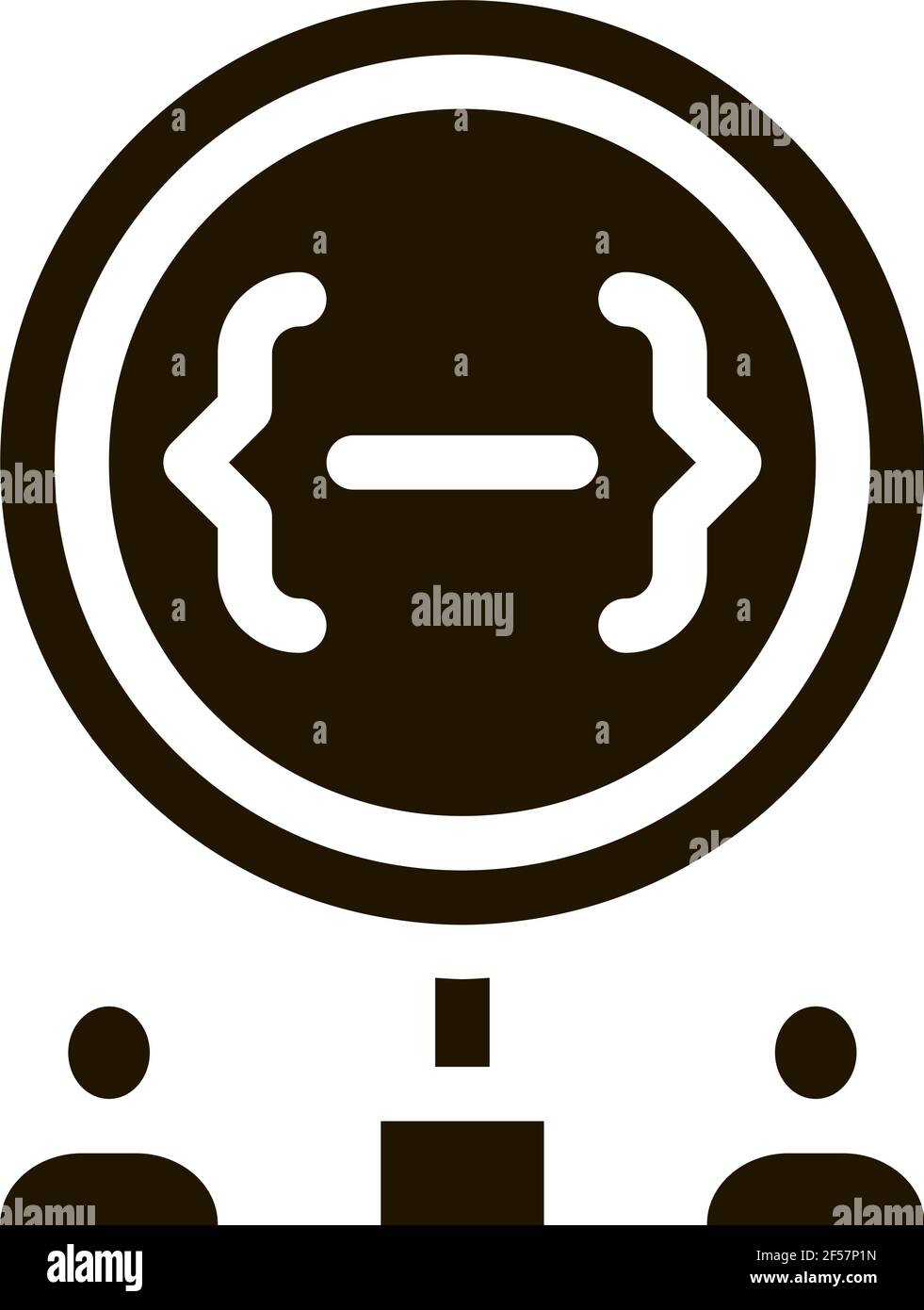 deadlock research icon Vector Glyph Illustration Stock Vector Image ...