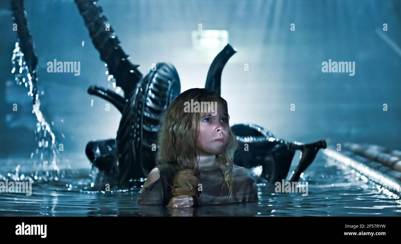 USA. Carrie Henn in a scene from the (C)Twentieth Century Fox film: Aliens (1986). Plot: Fifty ...