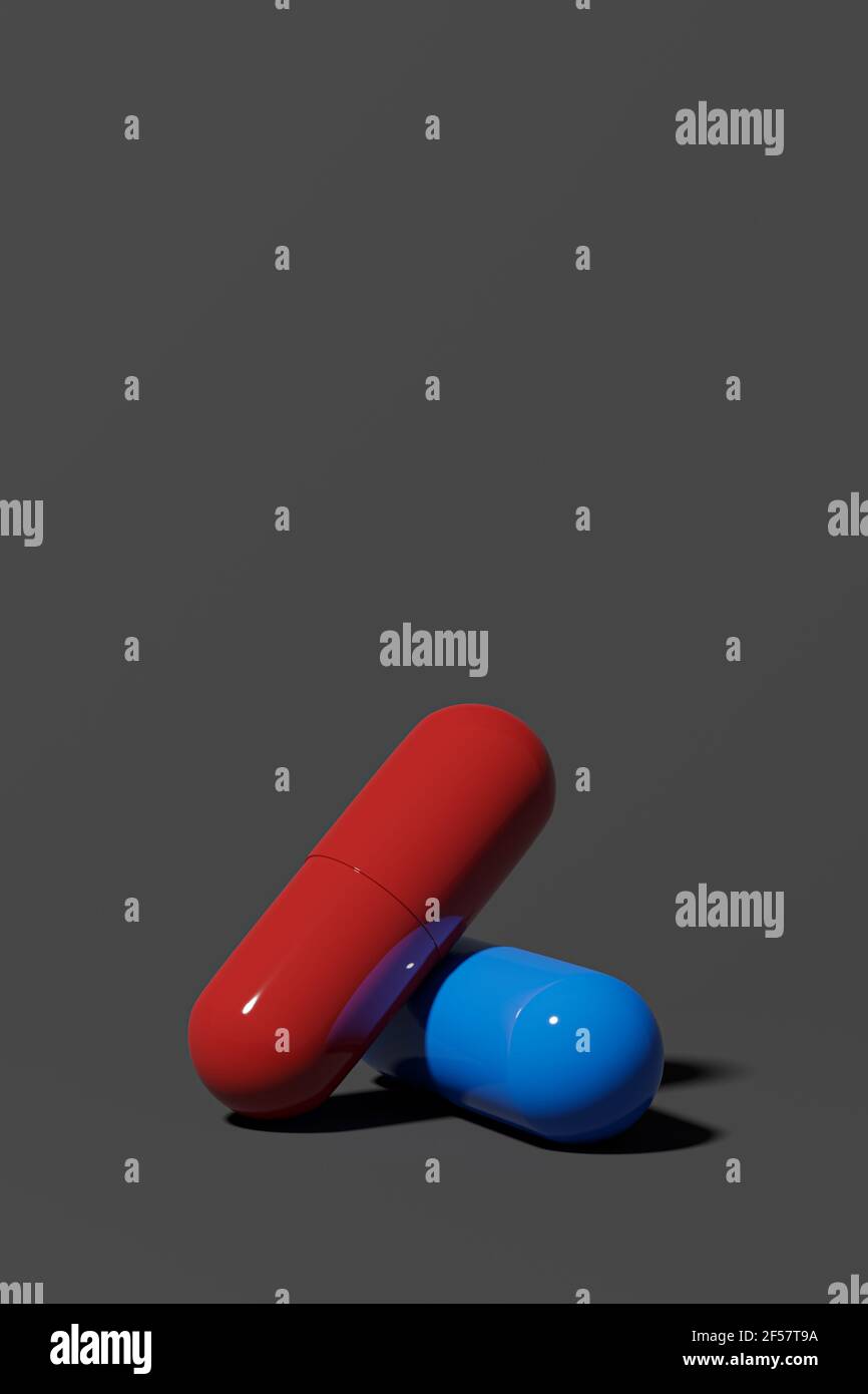 Red pill and blue pill hi-res stock photography and images - Alamy