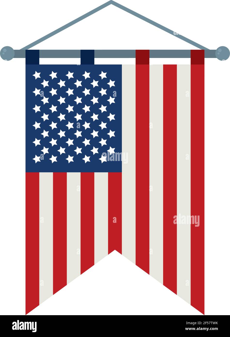 banner with usa flag design Stock Vector Image & Art - Alamy