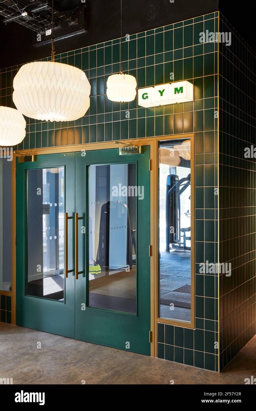 Gymnasium Entrance Door