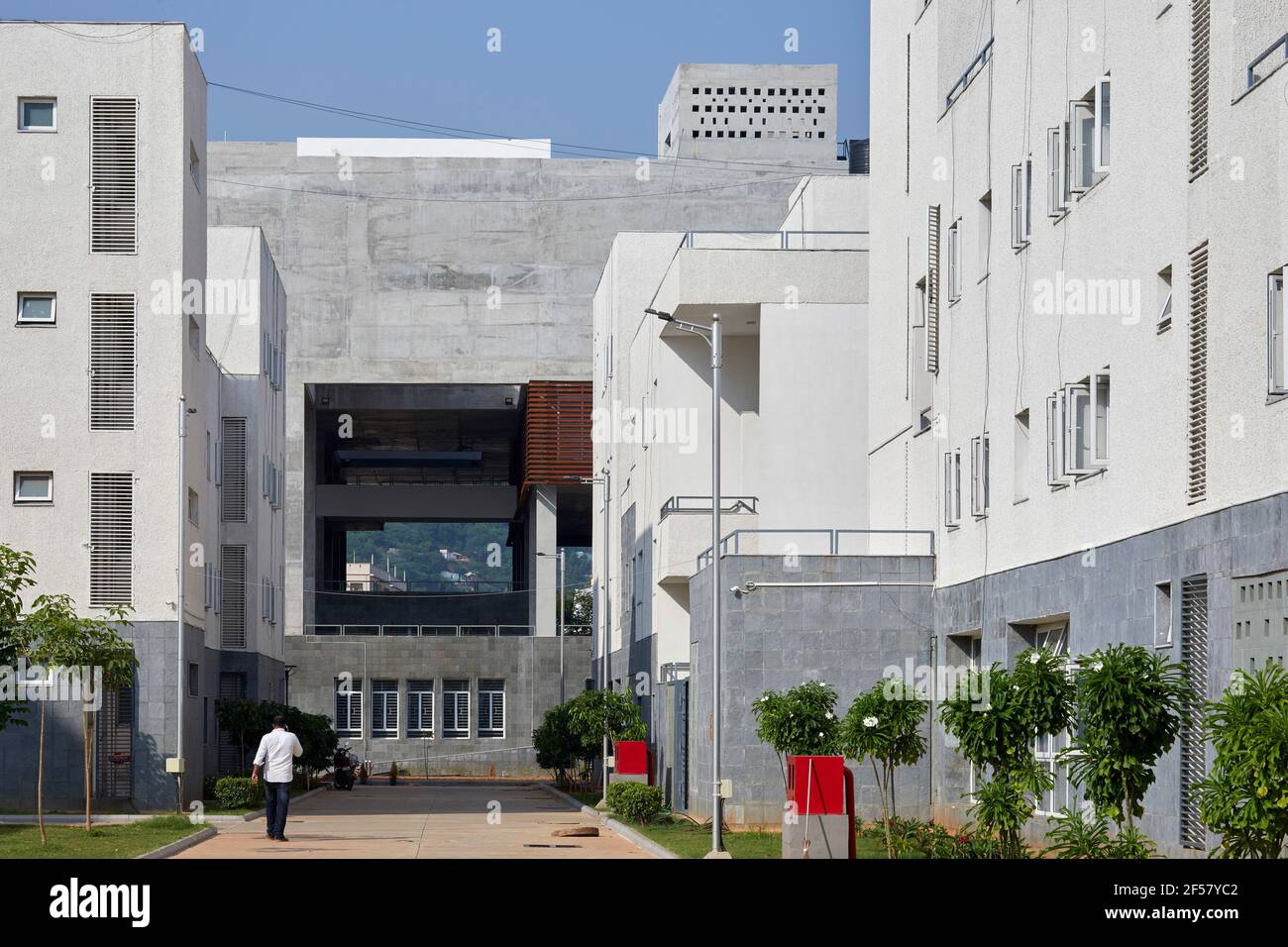Student accommodation blocks. Vijayawada School of Planning And ...