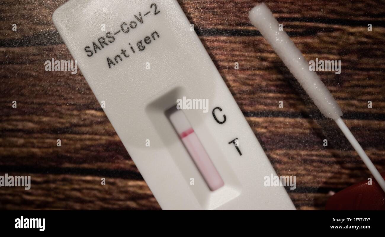 Sars COV 2 Rapid Test - Covid-19 Antigen Test Stock Photo - Alamy
