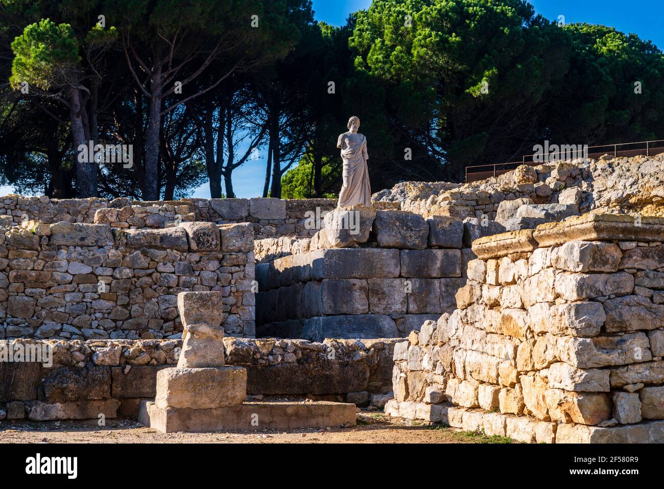 Greek / Roman archeological site of Ampuries, Girona, Catalonia, Spain ...