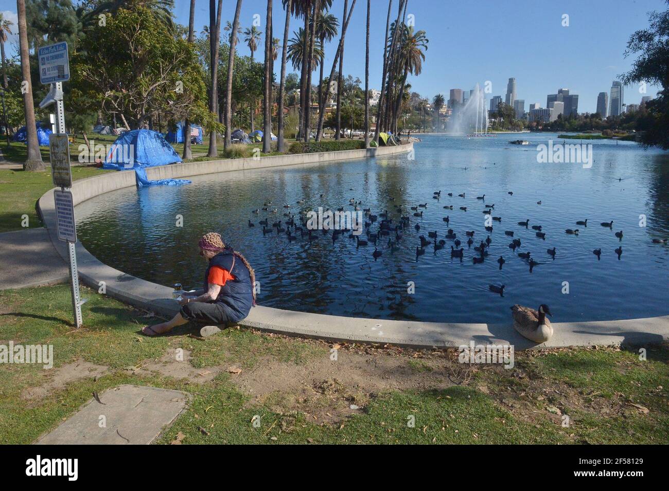 Homeless woman feet hi-res stock photography and images - Alamy
