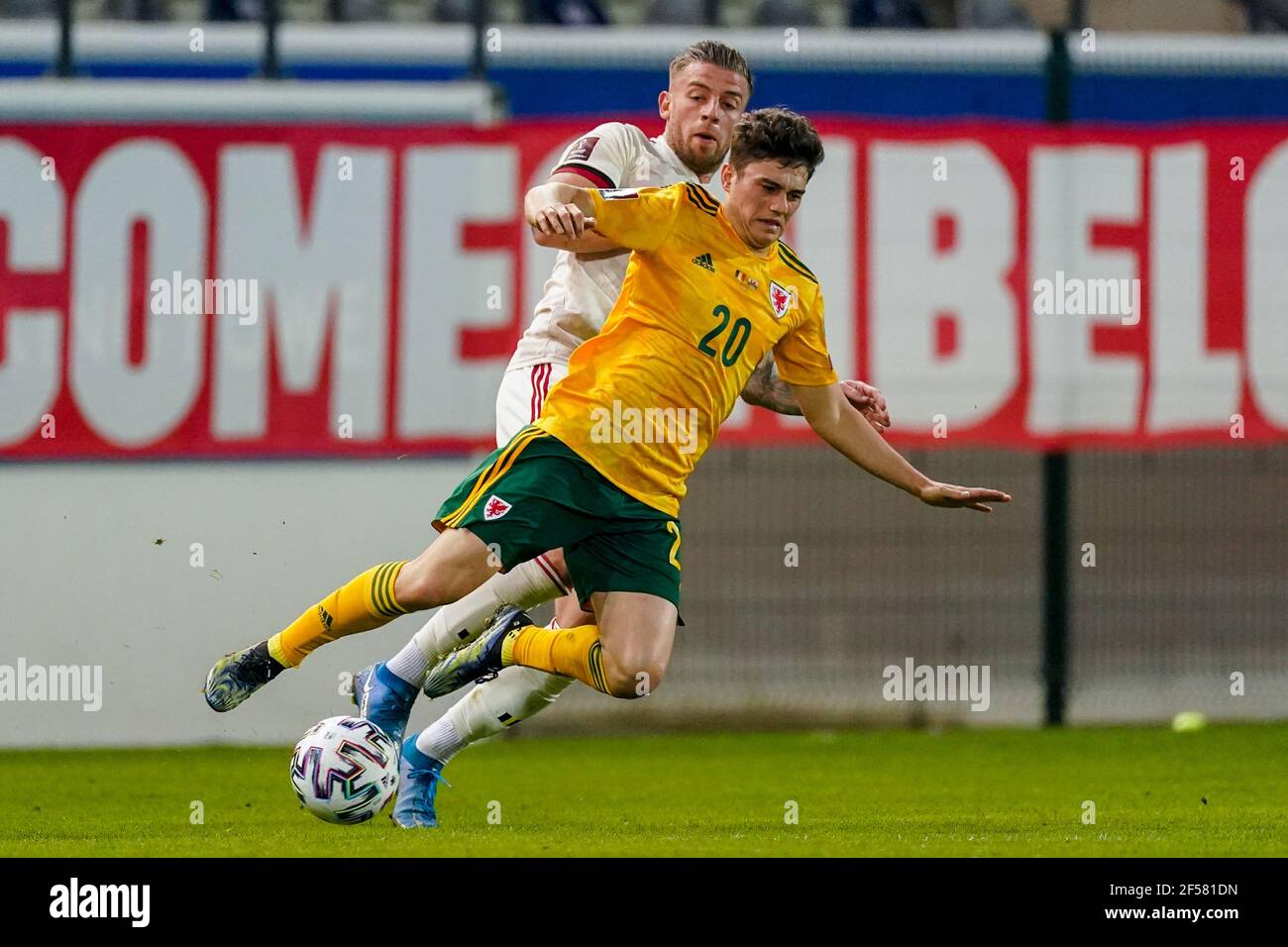 LEUVEN, BELGIUM - MARCH 24: Toby Alderweireld of Belgium and Daniel ...